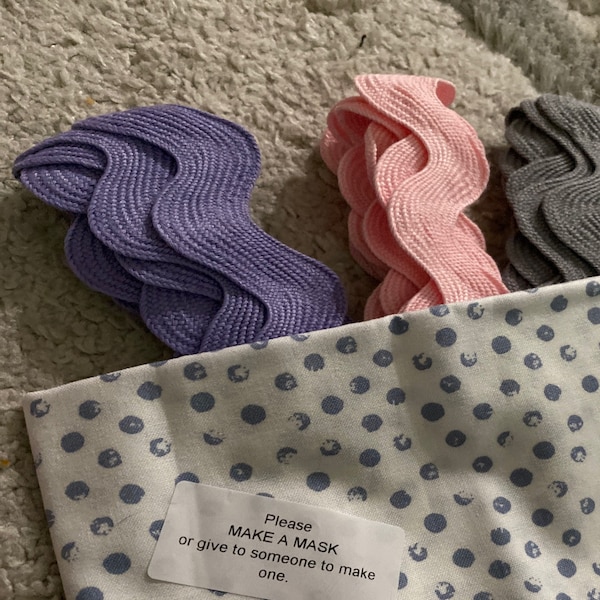 1-3/8" Wide Rick Rack, Ric Rac Trim, Giant, Enormous, Extra Large Sold ...