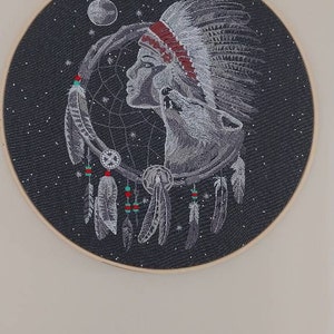 Phases of the Moon With Stars Large Machine Embroidery Design. 3 Sizes ...