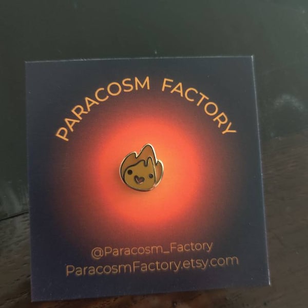 Mini Fire Cutie Enamel Pin - Etsy