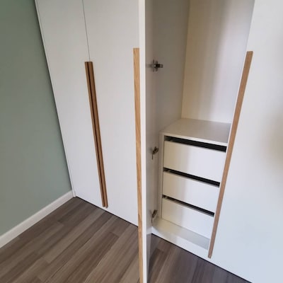 Minimalist Oak Handles, Ikea Pax Upgrade, New Design, 95-110cm - Etsy