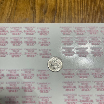 Brazilian Wax Survivor Sticker, Coochie Waxer Gifts, Esthetician ...