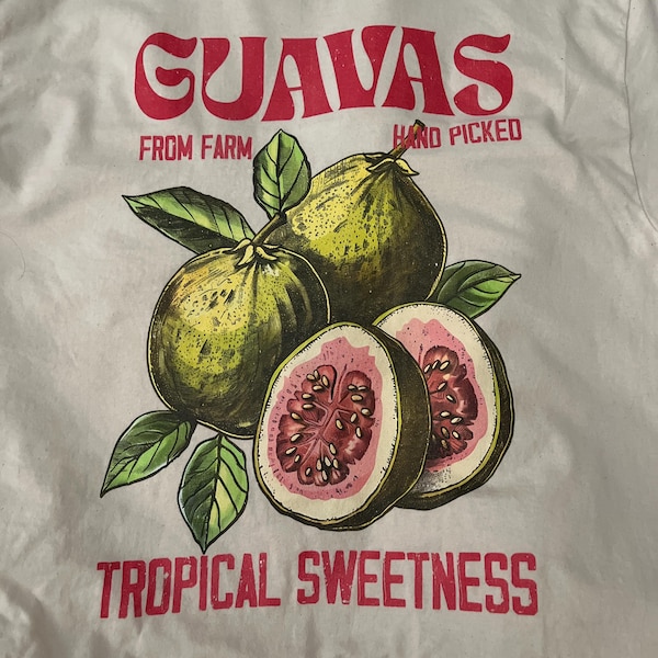 Guavas Retro Commercial Graphic Shirt, Vintages Guavas Label T-shirt ...
