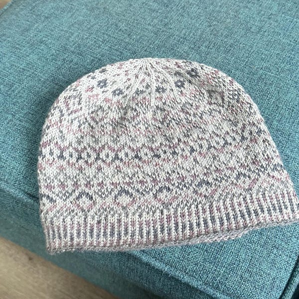 4 Ply Fir Tree Hat in Fair Isle Knitting Pattern, Digital Download - Etsy