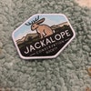 Jackalope Conservation Society Iron on Embroidered Patch Cryptozoology Woven Emblem to Be Put on ...