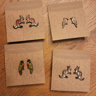 Handmade Wooden Magpie Pin I Australian Native Animals - Etsy Australia