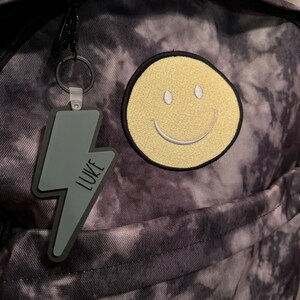 Neon Backpack Tags, Kids Keychains, Personalized Keychain, Acrylic ...