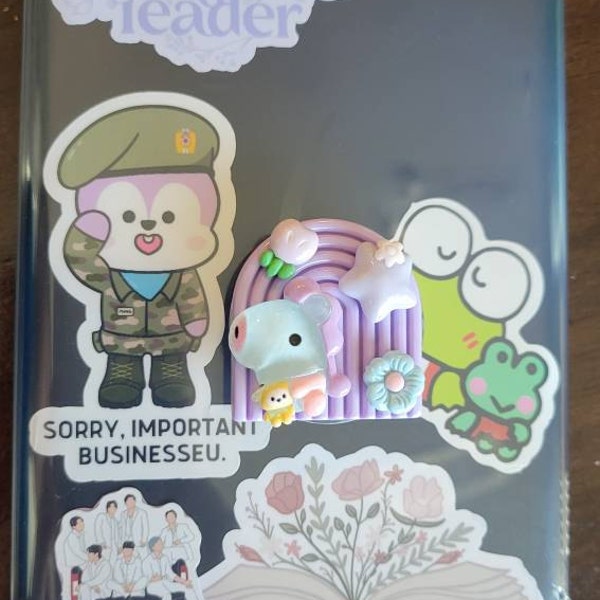 Floral Book Sticker / Open Book Sticker / Reading Sticker / Book ...