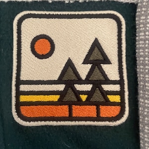 Iron-on Patch No Signal Retro TV Old School Patches, Vintage Iron-on ...