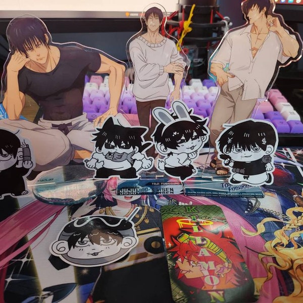 Toji Fushiguro Sticker Set Vinyl Laminate Gloss Sticker JJK Stickers ...