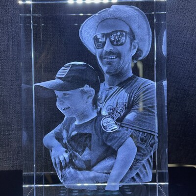 Putter Emerald Award Custom Laser Etched & Engraved Glass - Etsy