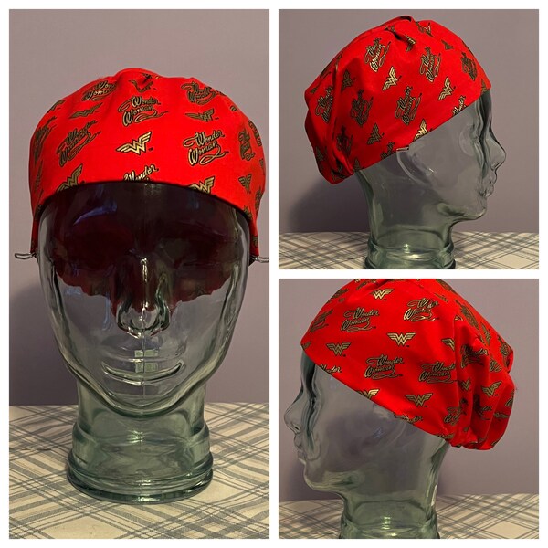 Sewing PATTERN Greys Anatomy-inspired Euro Style Surgical Scrub Cap Hat DIY Easy Sew Digital ...