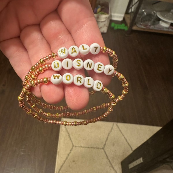 University of Michigan Handcrafted Bead Bracelet by Shelby Harris ...