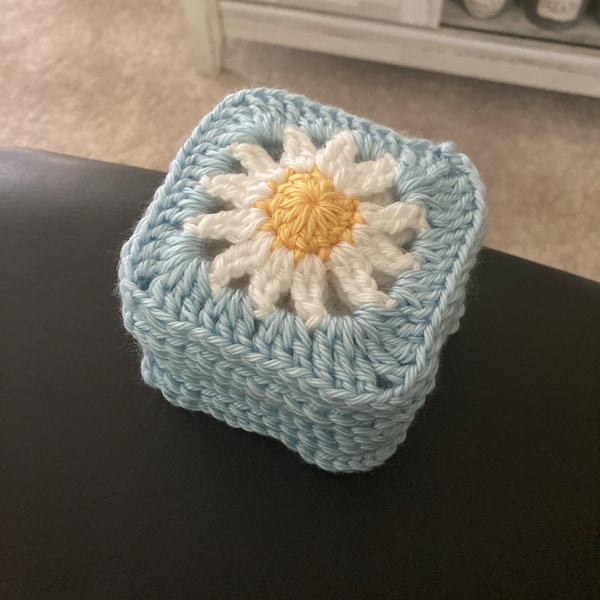 Granny Square Pattern - Daisy Granny Square - Spring Granny Square ...