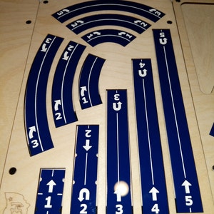 Full Set of Acrylic 2.0 Templates and Range Rulers for Use With X-wing ...