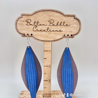 Earring Display Stand SVG Earring Stand SVG Glowforge Earring Display ...