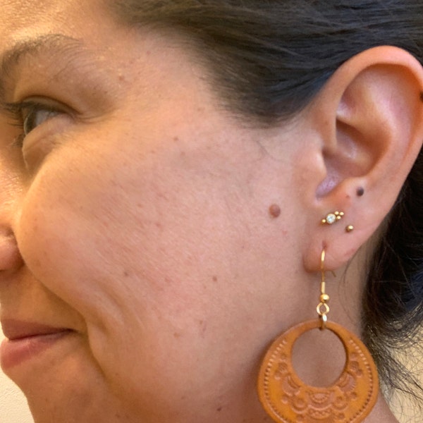 Conch Labret, 16 Guage, Internally Threaded, Conch Earring, 316L ...