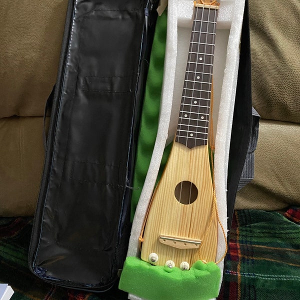 Travel Guitar Stick Backpacking 6 String Acoustic Mini Musical ...