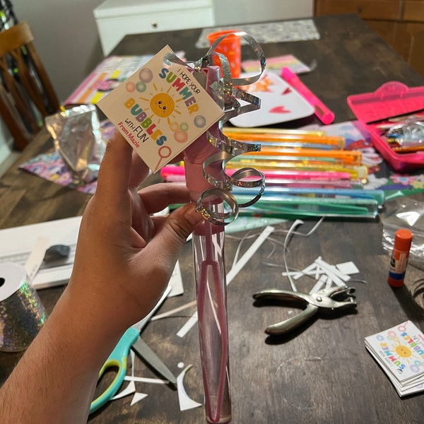 End of the School Year Bubble TAGS, I Hope Your Summer BUBBLES With Fun ...