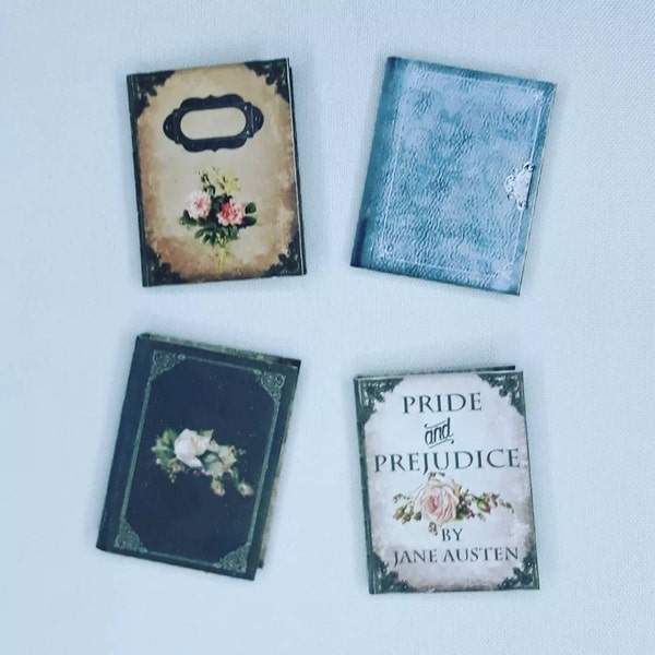 Jane Austen, Mini Books, Pride and Prejudice, Miniature, Junk Journal ...