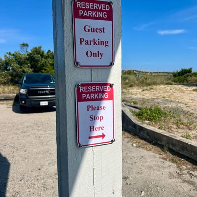 Reserved Parking Sign, Custom Parking Sign, Metal Parking Sign, Man ...