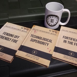 Fallout Inspired Notebook, T-51B Power Armor User Manual Journal Matte ...