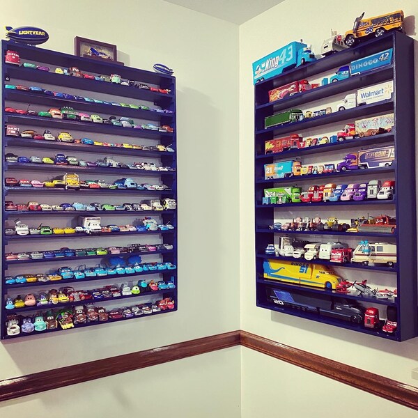 Planes Fire and Rescue, Cars, Monster Trucks, Legos, Wall Display Rack ...