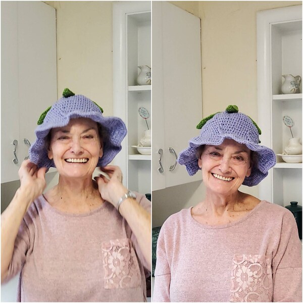 CROCHET PATTERN - Crochet Tulip Hat Flower Design - Etsy