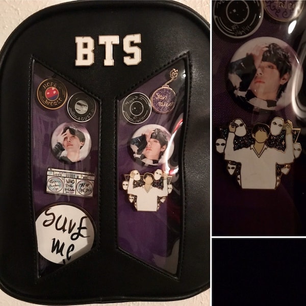 BTS Taehyung V Singularity Enamel Pin - Etsy