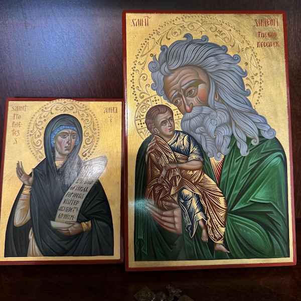 Saint Abigail Icon, St. Gobnait Icon, Deborah Religious Icon, Icon Hand ...