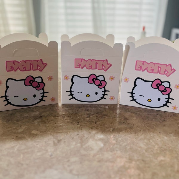 Kawaii Kitty Party Gift Boxes - Etsy