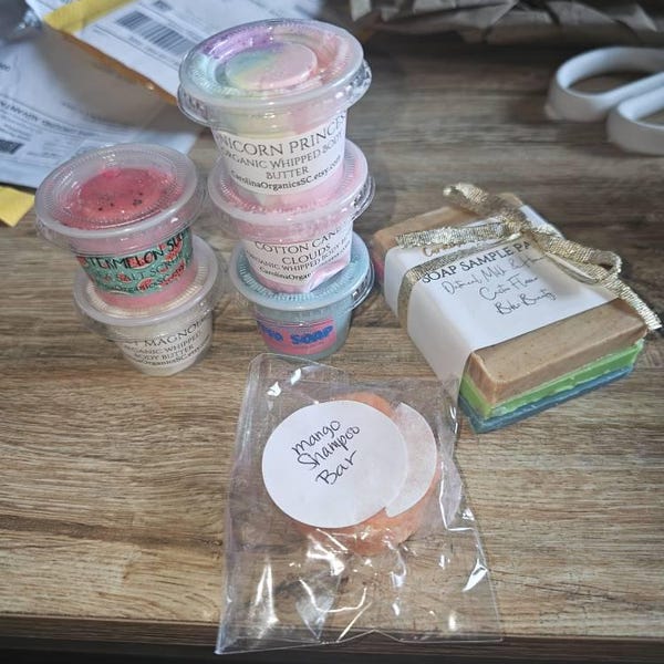Deluxe Skin Care Sample Pack: TEN Different Scents, Handmade Gift - Etsy