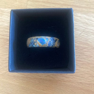 Preseli Bluestone Ring, Earth Stone Ring, Healing Crystal Ring, Healing ...