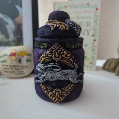 Death Moth Urn, Memorial Pet Urn, Small Keepsake Jar for Human Ashes ...