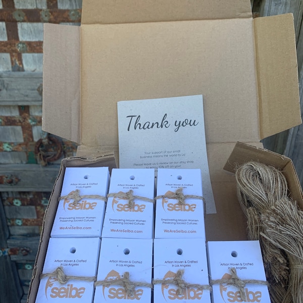 Customizable Plantable Hang Tags, Personalized Seeded Paper Gift Tags ...