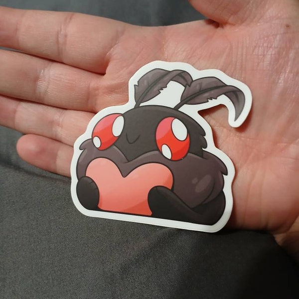 Mothman Magnets Cute Cryptid Mothman Magnet Set Boba Mothman Series ...