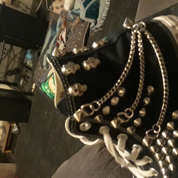 Genuine CONVERSE CHUCK 70 VINTAGE Pink With Studs & Chains Sneakers ...