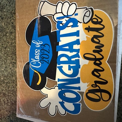 Graduation Congrats Grad Disney Cruise Door Magnet Mickey Inspired 5 ...