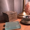 Golden Cosmic Bloom Groove Resin iPhone Stand, Smartphone Stand, Zoom ...