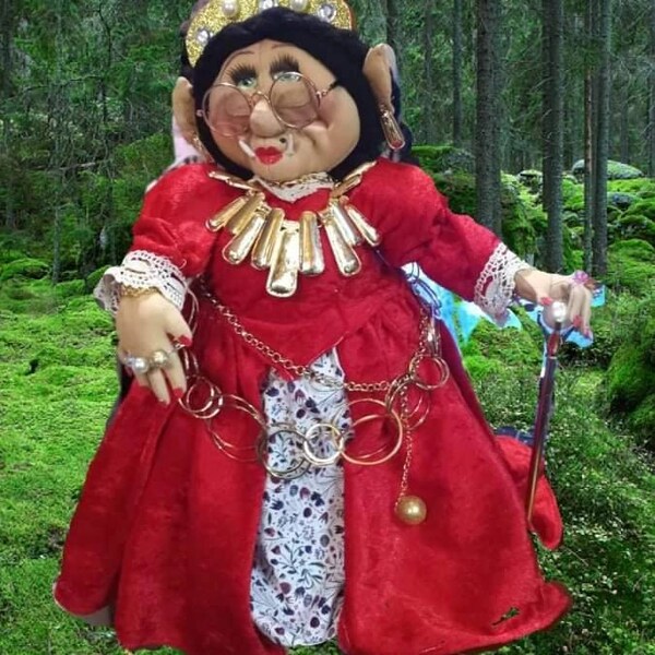 Baba Yaga: Witch/hag/crone Cloth Doll Pattern - Etsy