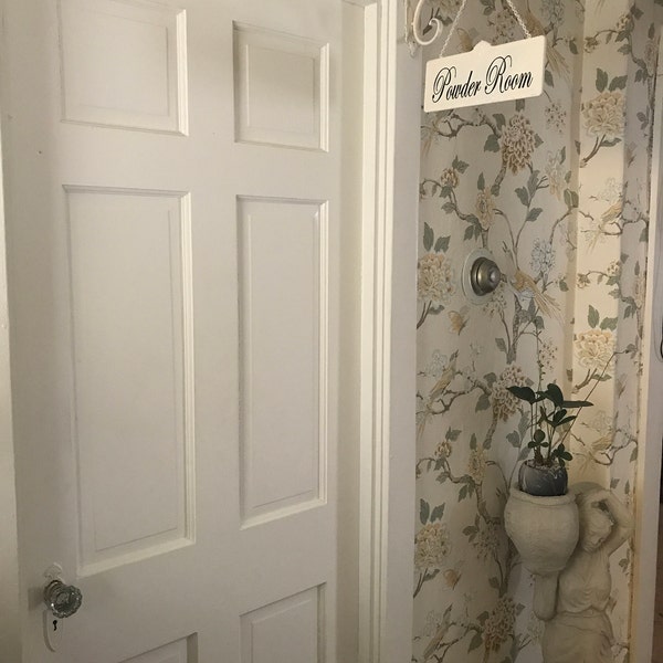 2-sided 4.5" X 11" Rectangular Metal Room Sign and Bracket With Custom ...