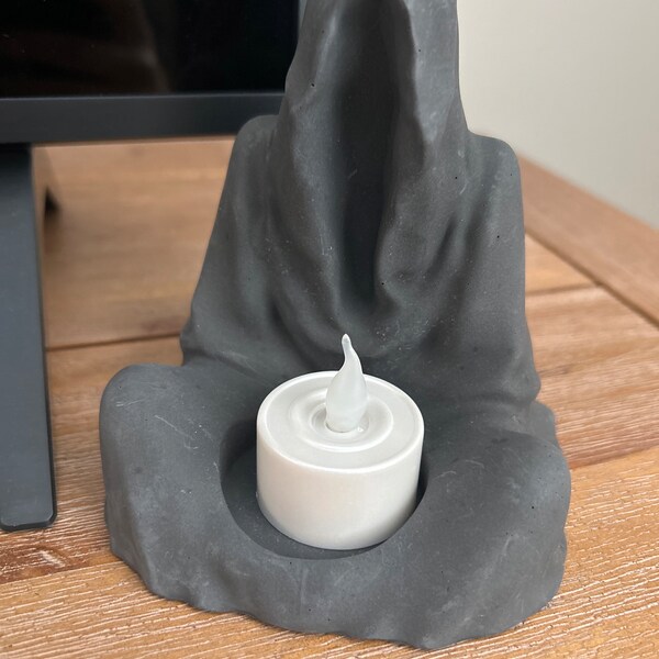 Jesmonite Ghost Candle Holder-halloween Ghost Decorations for Fall ...