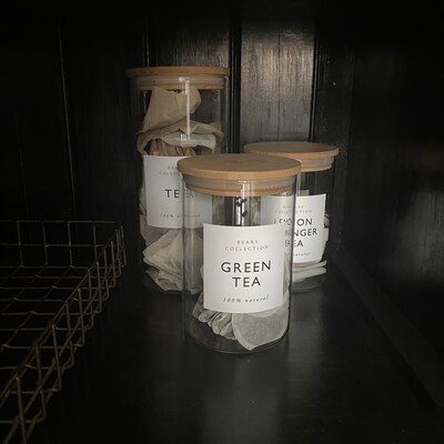 KITCHEN PANTRY Storage and Jar Labels Food Labels Drink Waterproof ...