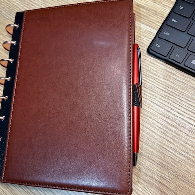 Top Bound A5 Kraft Discbound Notebook A5 Discbound Reporter Notebook - Etsy