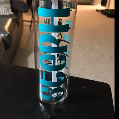 Personalized Water Bottle With Name and Water Tracker Motivational Time ...