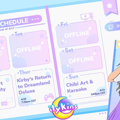 Gacha Game Vtuber Overlay - Etsy