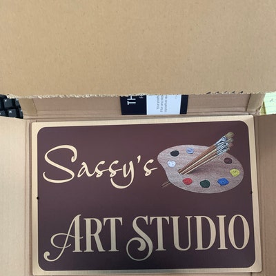 COPPER ADDRESS SIGN, Outdoor Signs, Brushed Copper Finish, Modern ...