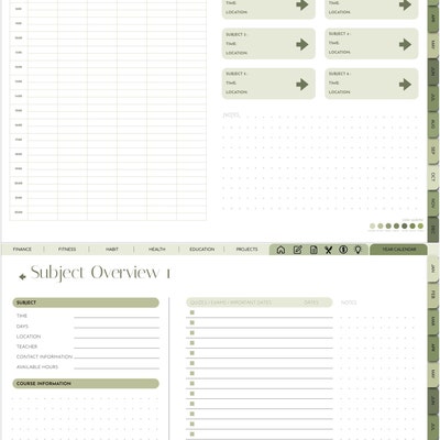 2022 2023 Digital Goodnotes Planner, Notability Planner, iPad Planner ...