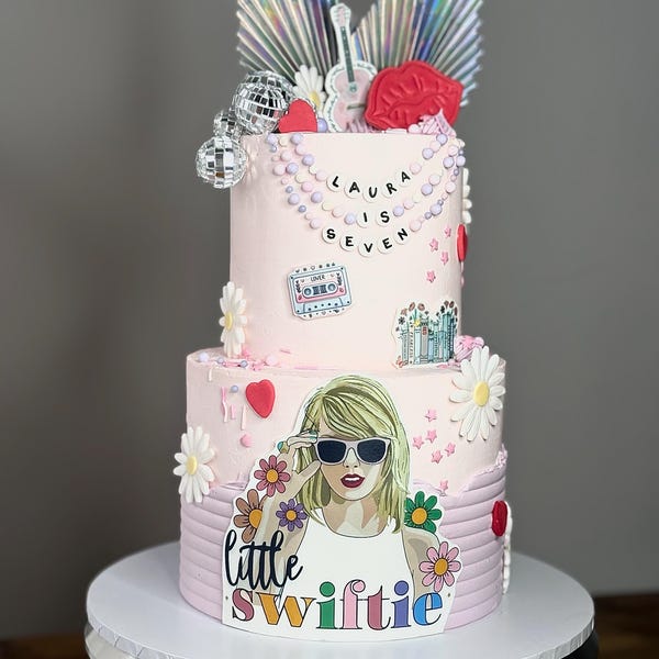 Pirate Themed Edible Stand up Wafer Paper Cake Scene Decoration Topper ...