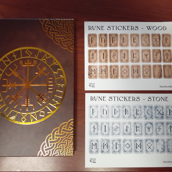 Runes Norse Viking Celtic Druid Pagan Oracle Planner Stickers - Ashwood ...