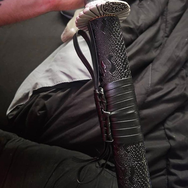 Handmade Crafts Hellfire Katana Sword Handmade Japanese Samurai Sword ...